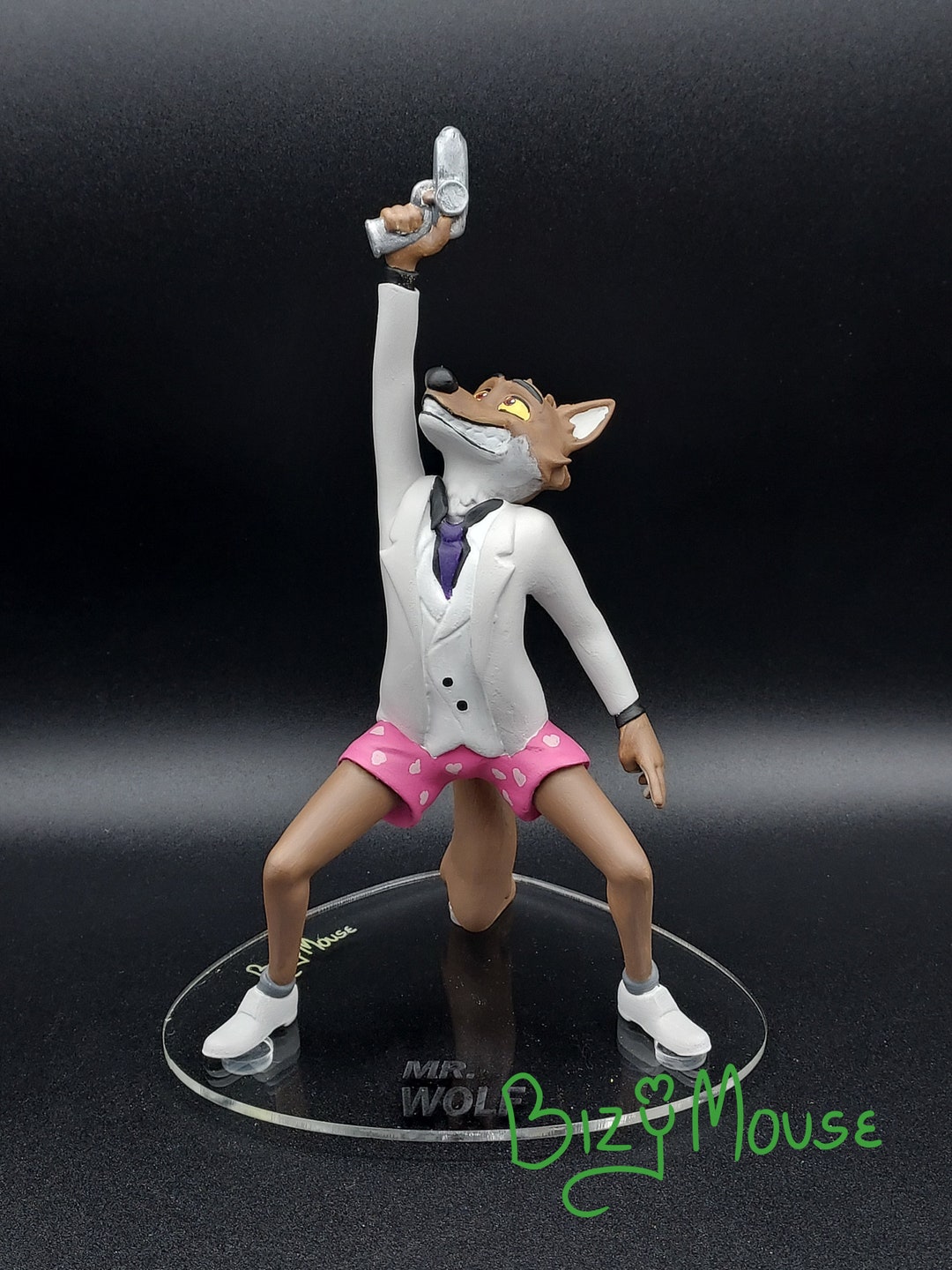 Mr Wolf Figure Sculpture - Etsy