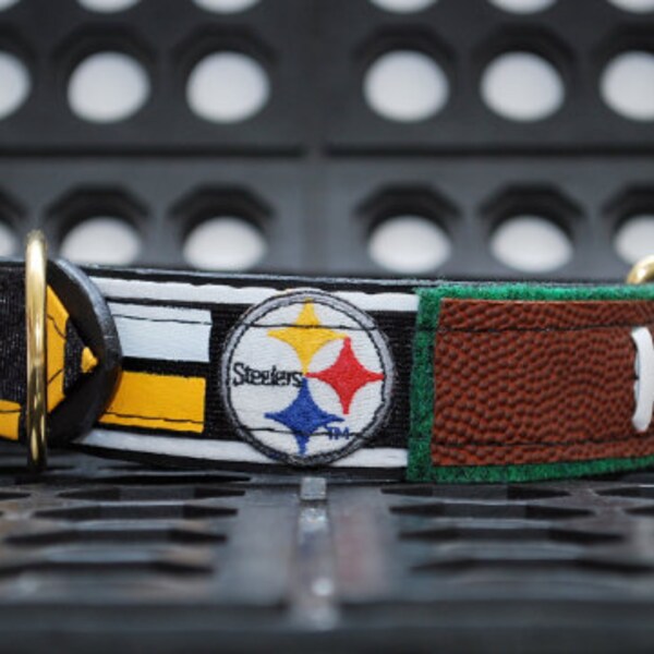 Steelers Dog Collar - Etsy