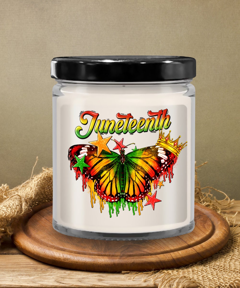 Juneteenth Butterfly Candle Juneteenth, Independence Day, Black History ...
