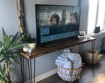 Live Edge Tv Table - Etsy