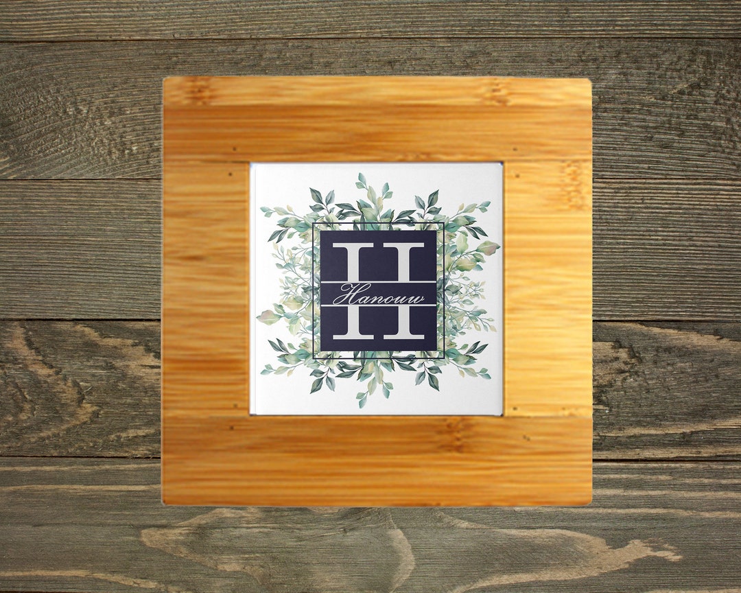 Personalized Wood Trivet | Bamboo | Custom Kitchen Gifts | Succulent ...