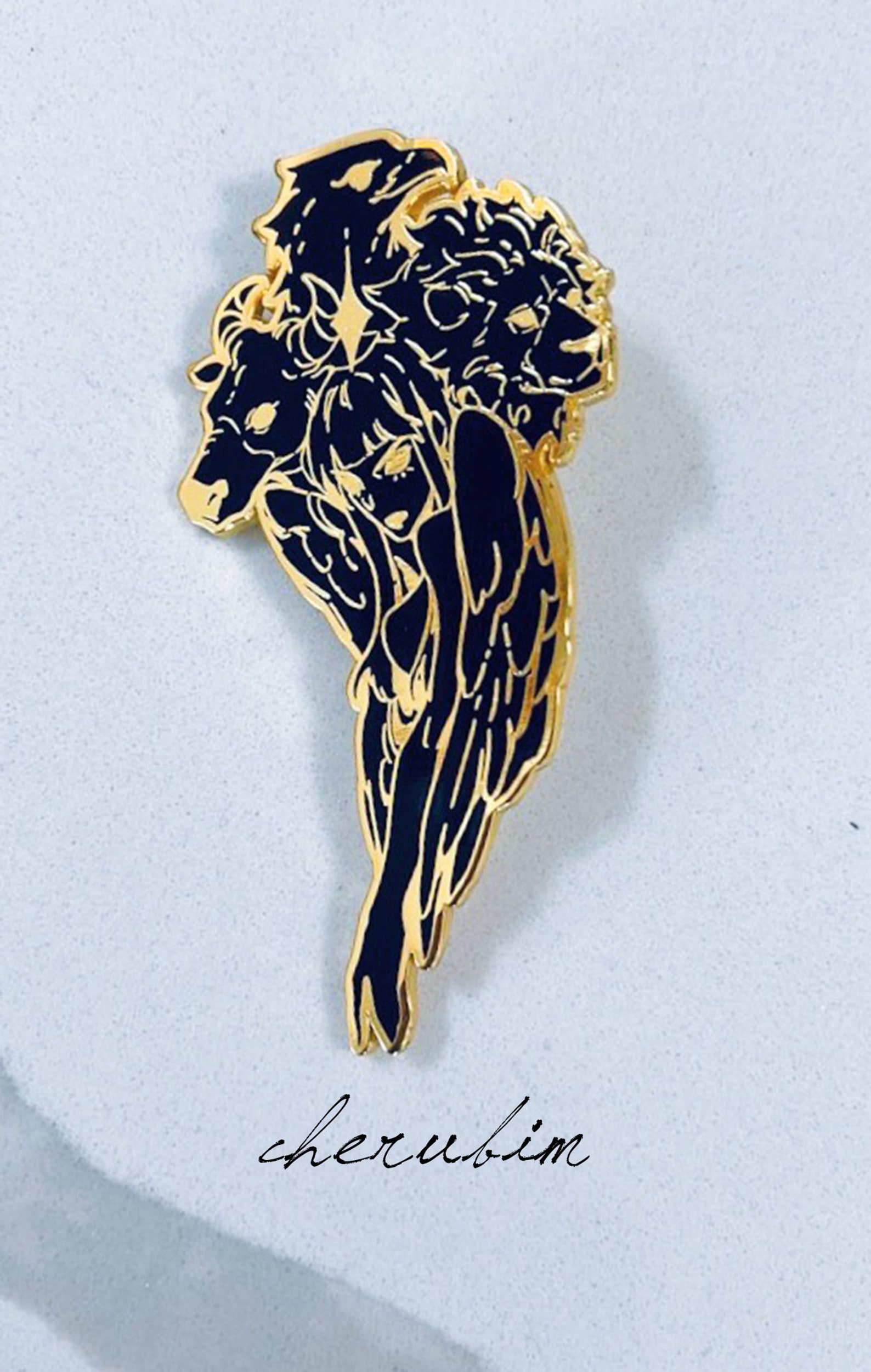 Black Angels Pin - Etsy