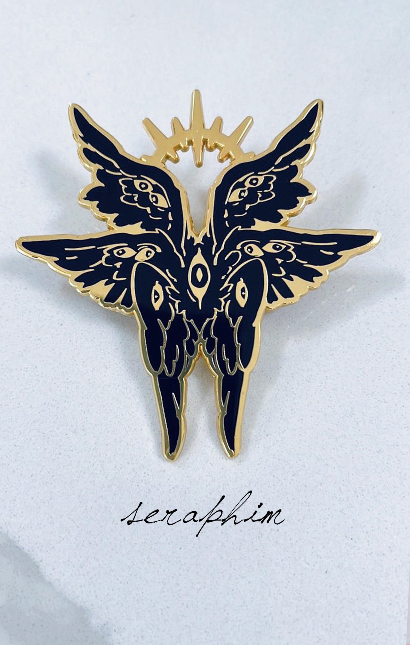 Black Angels Pin - Etsy