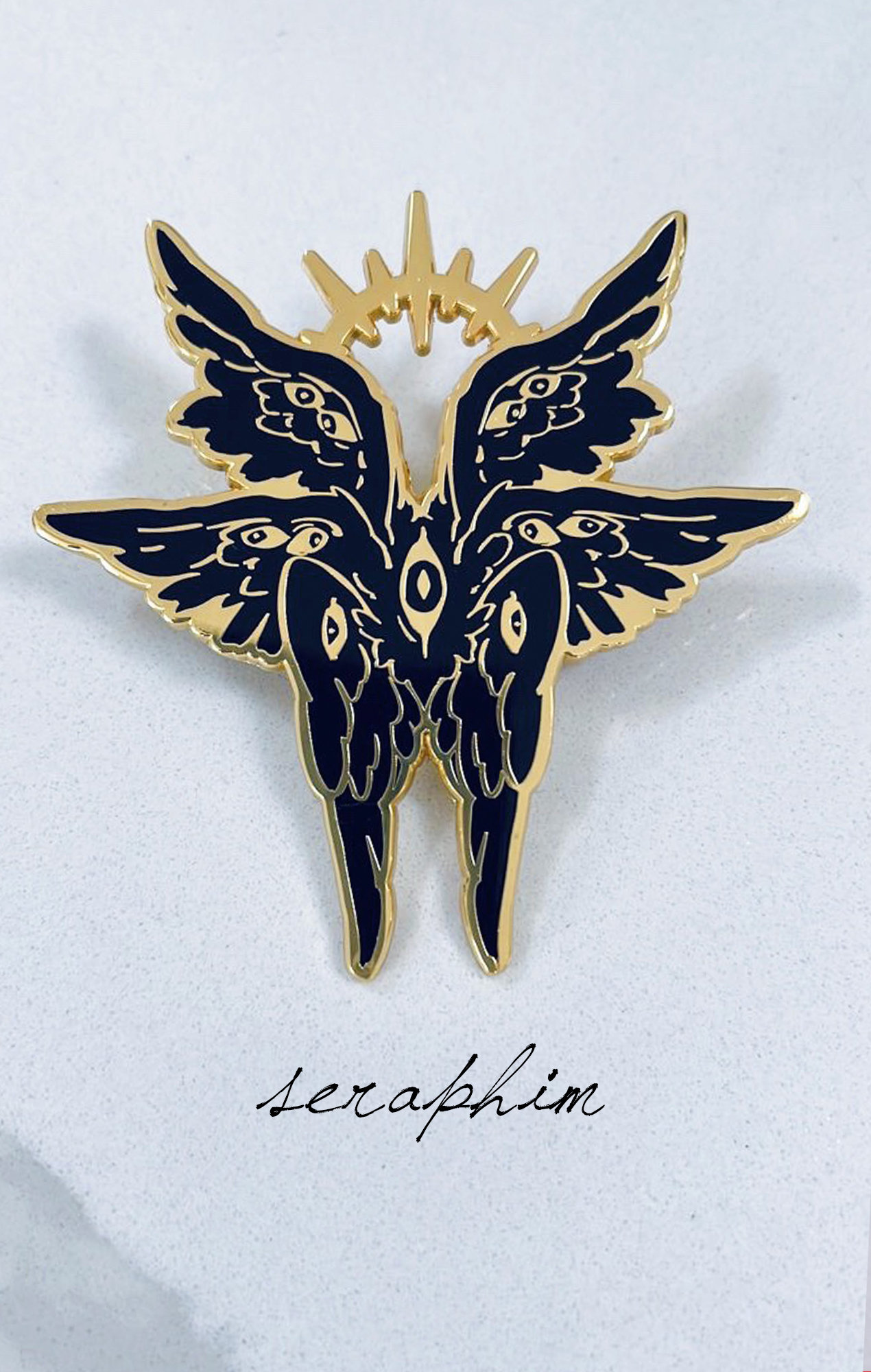 Black Angels Pin - Etsy