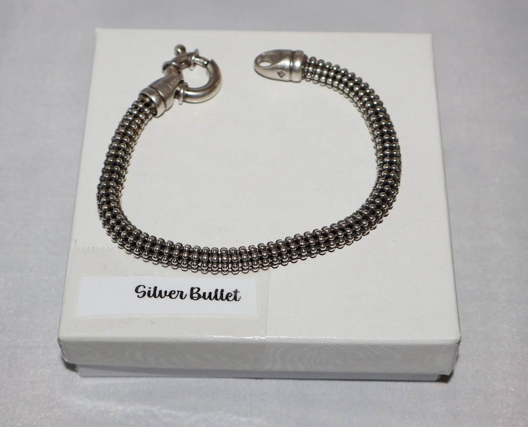 Silpada Vintage Rare & HTF Oxidized Twisted Bead Popcorn Sterling ...