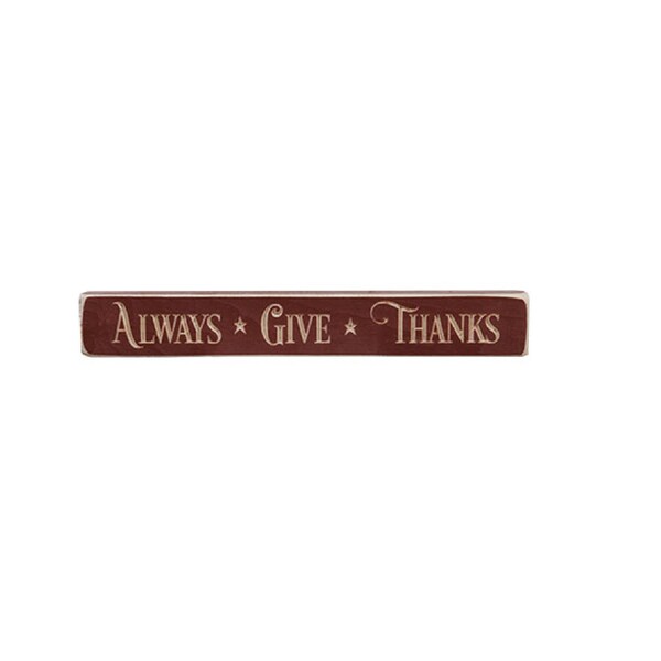 Always Give Thanks Sign - Etsy
