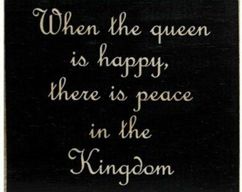 When the Queen is Happy | Etsy