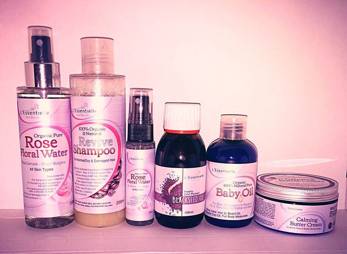 Organic Pure Rose Water Bulgaria Rosa Damascena Hydrosol DUO Pocket ...