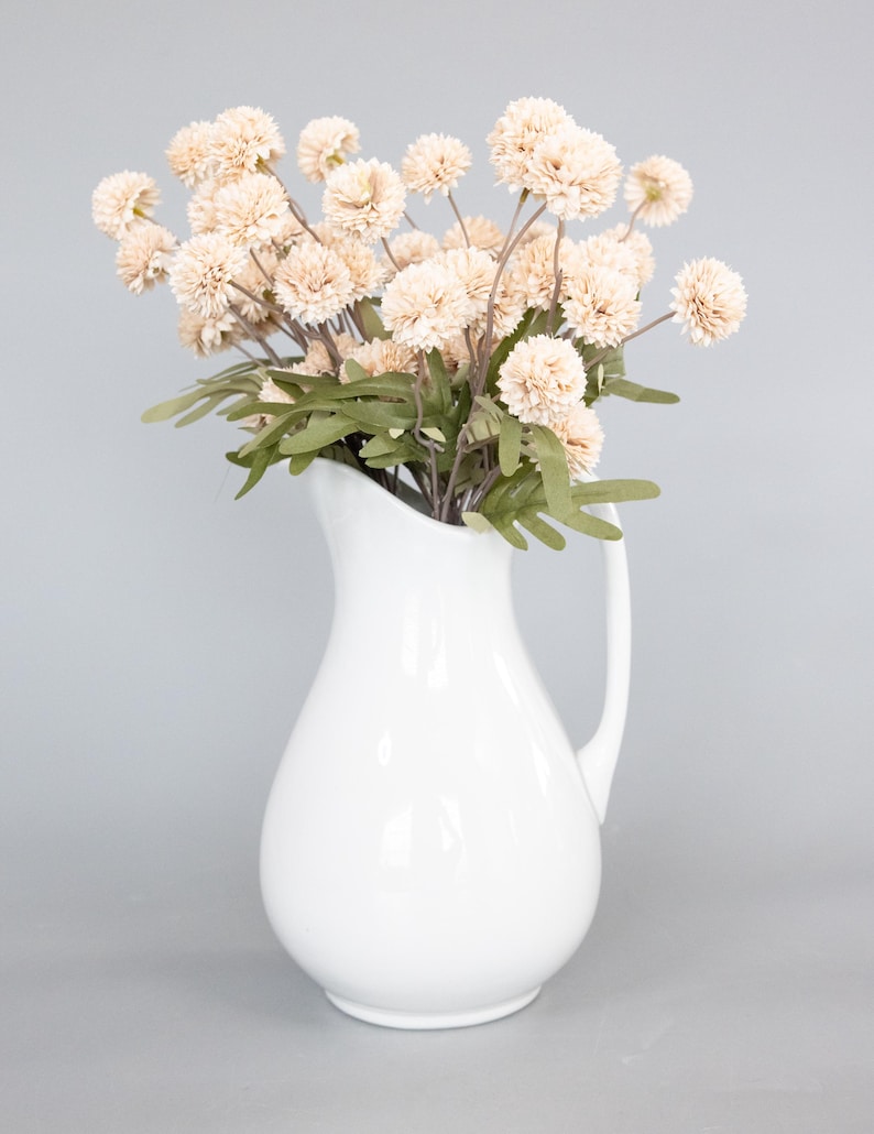 Large Antique 19th Century English Country Farmhouse White Ironstone ...