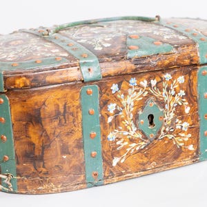 19th Century Swedish Allmoge Folk Art Bentwood Chest - Etsy