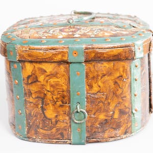 19th Century Swedish Allmoge Folk Art Bentwood Chest - Etsy