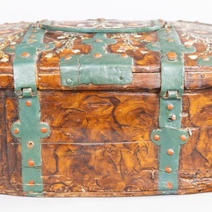 19th Century Swedish Allmoge Folk Art Bentwood Chest - Etsy