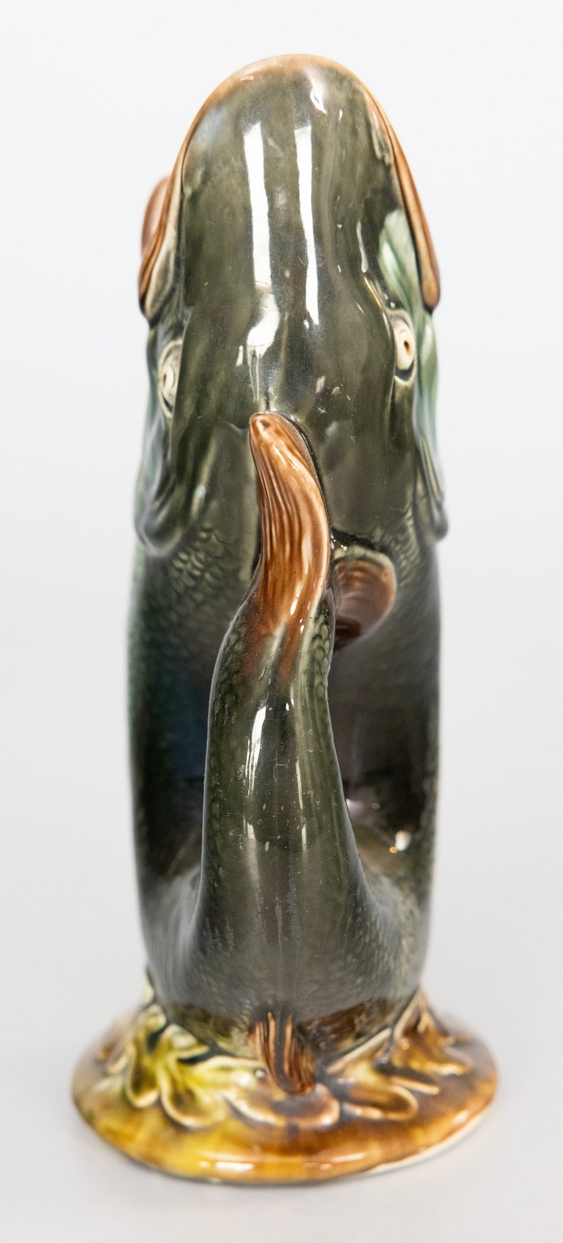 19th Century English Majolica Gurgling Fish Pitcher Jug - Etsy