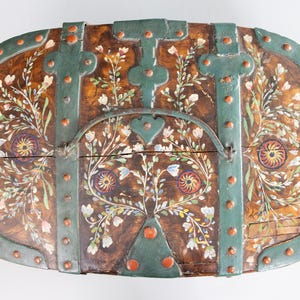 19th Century Swedish Allmoge Folk Art Bentwood Chest - Etsy
