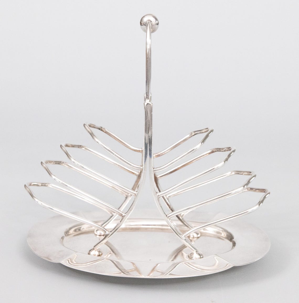 Art Deco English Silver Plate Toast Rack - Etsy