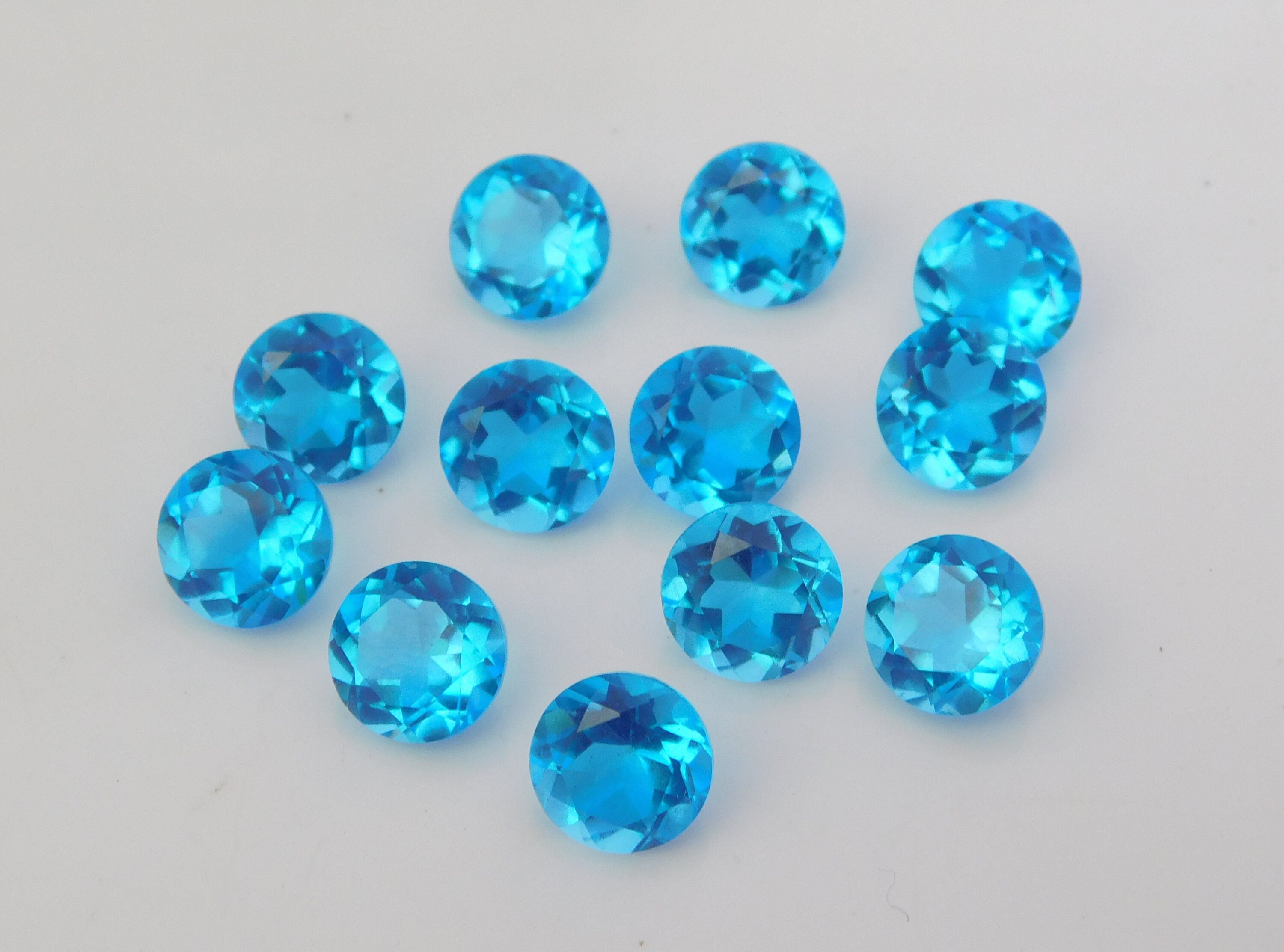 Apatite Color Doublet Quartz Faceted Round Shape Gemstone. - Etsy