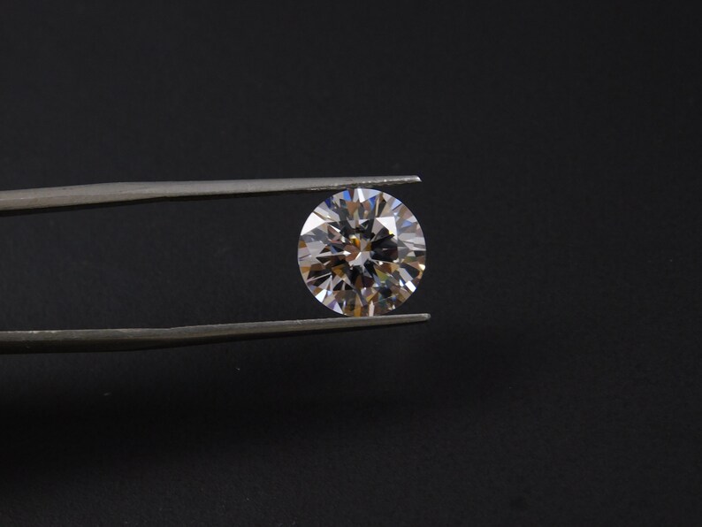 Cubic Zirconia Round Diamond Simulant Brilliant Cut Loose - Etsy