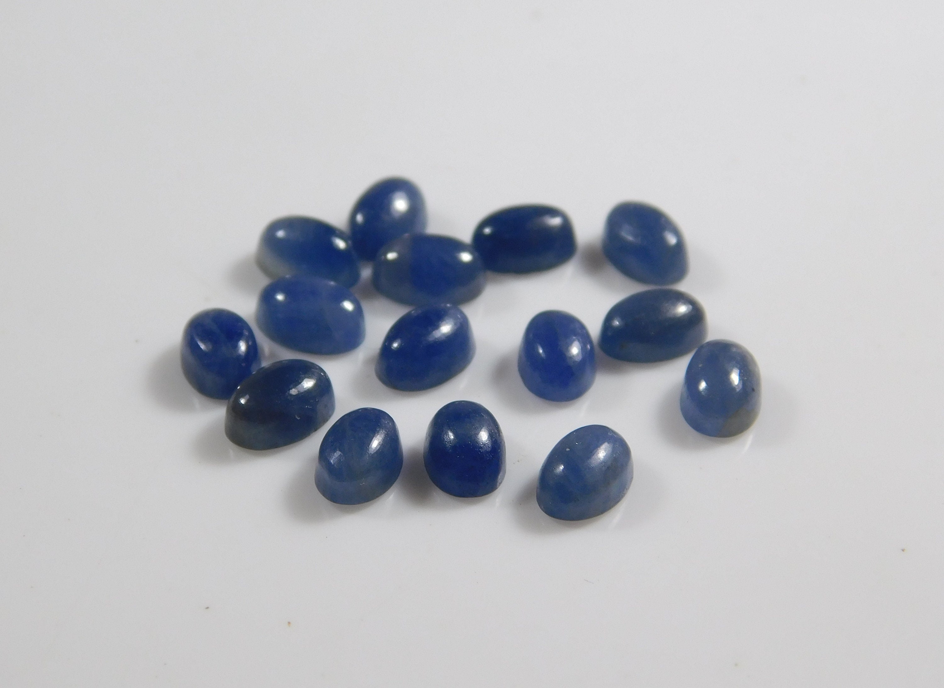 Natural Madagascar Blue Sapphire Opaque Quality Gemstone Oval | Etsy