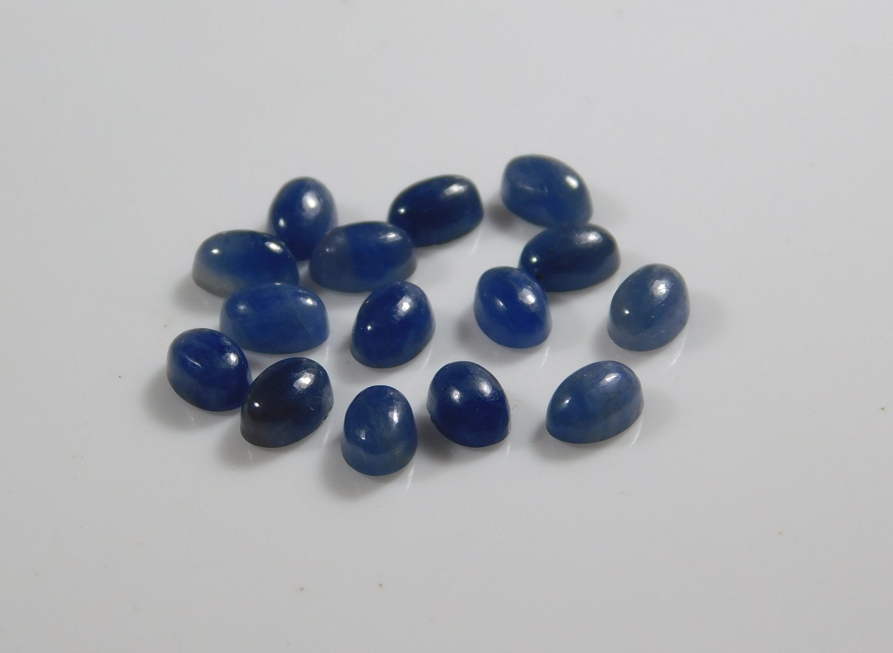 Natural Madagascar Blue Sapphire Opaque Quality Gemstone Oval | Etsy