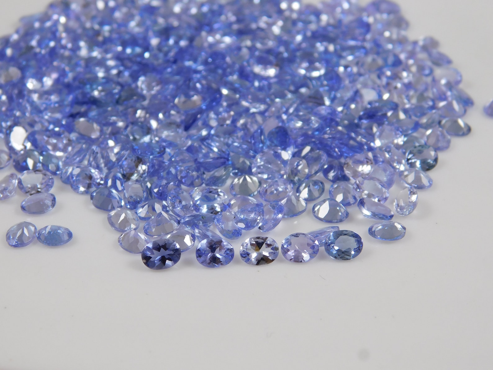 Natural Tanzanite Faceted Oval Sizes 3x4 3x5 4x5 4x6 5x7 | Etsy