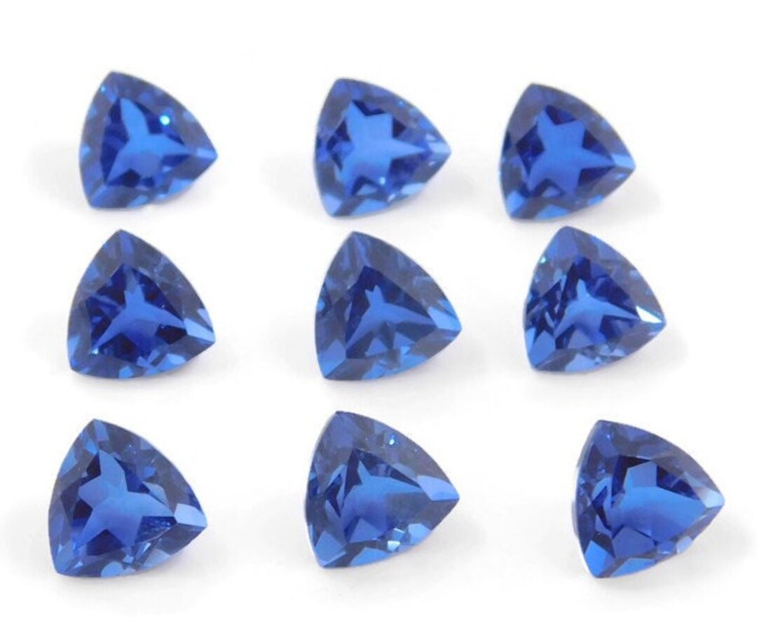 Ceylon Sapphire Doublet Quartz Calibrated Sizes Gemstones 8x8 Mm to ...