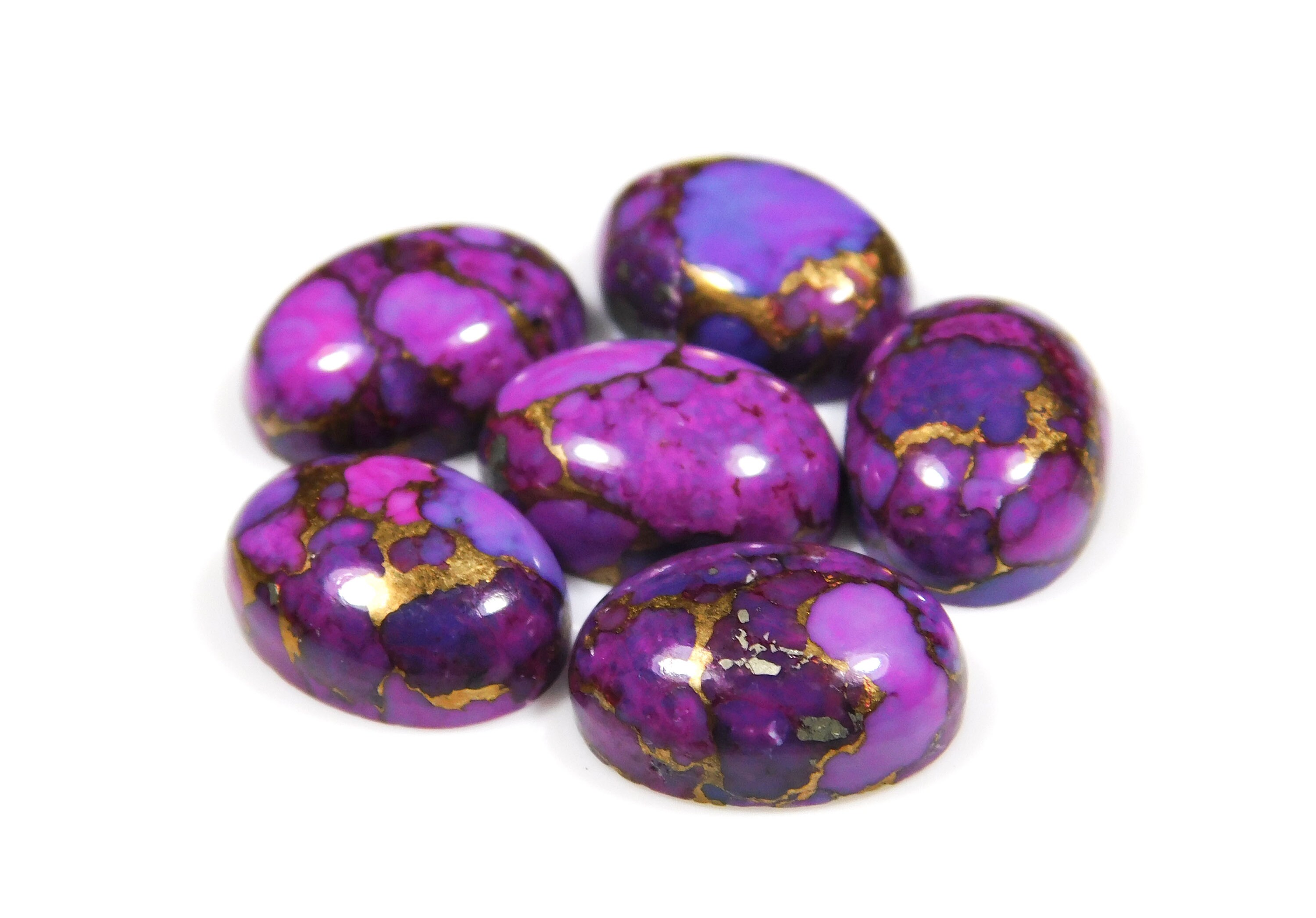Purple Mohave Turquoise Cabochon Oval Calibrated Sizes 6x8 - Etsy