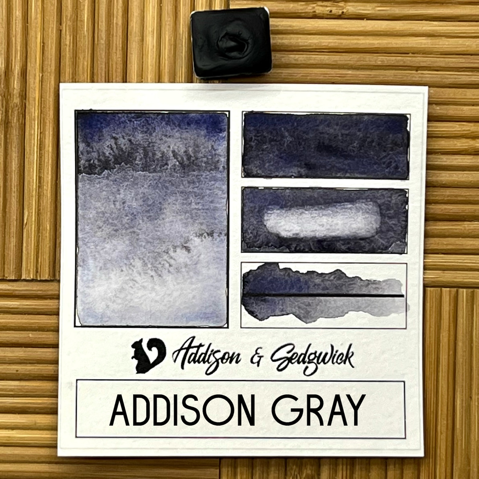 Addison Gray | Handmade MATTE Watercolor - Etsy