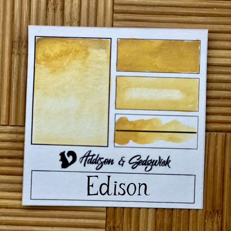 EDISON | USA 250th Set | Handmade Matte Watercolor - Etsy