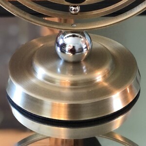 Bronzed Time Turner Rotating Fillable Hourglass W/ Empty Globe for ...
