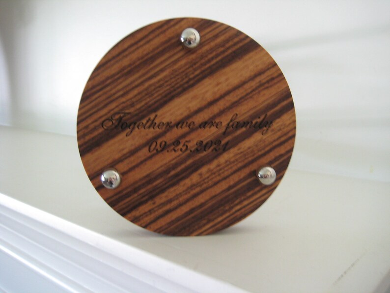 Zebrawood and Metal Urn Fillable Hourglass - Etsy