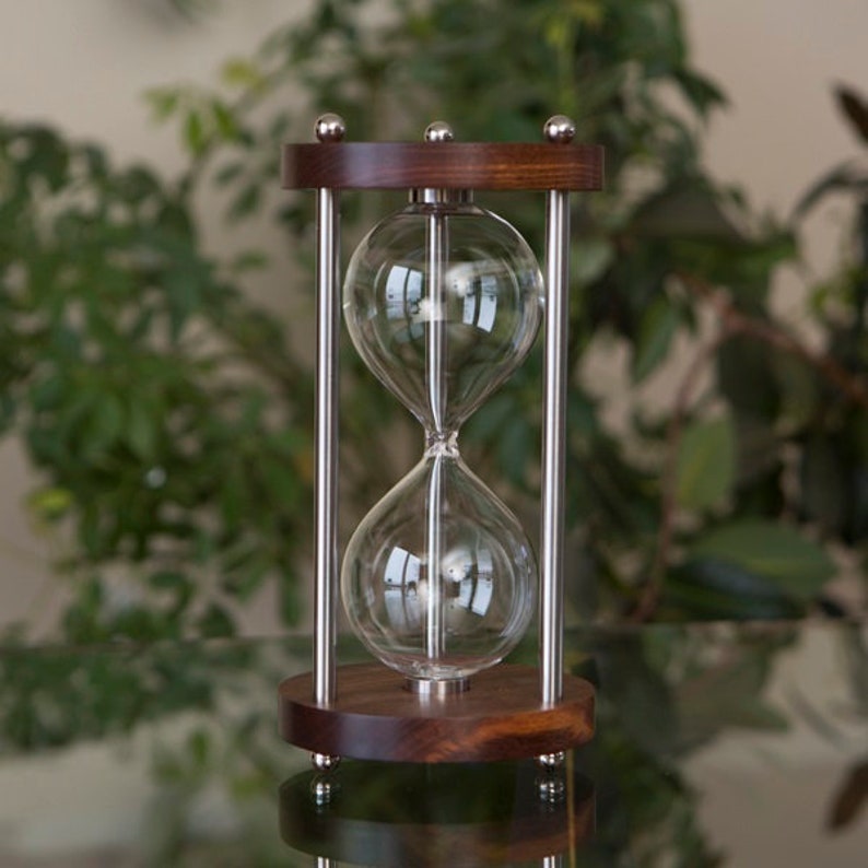 Chechen and Metal Urn Fillable Hourglass - Etsy