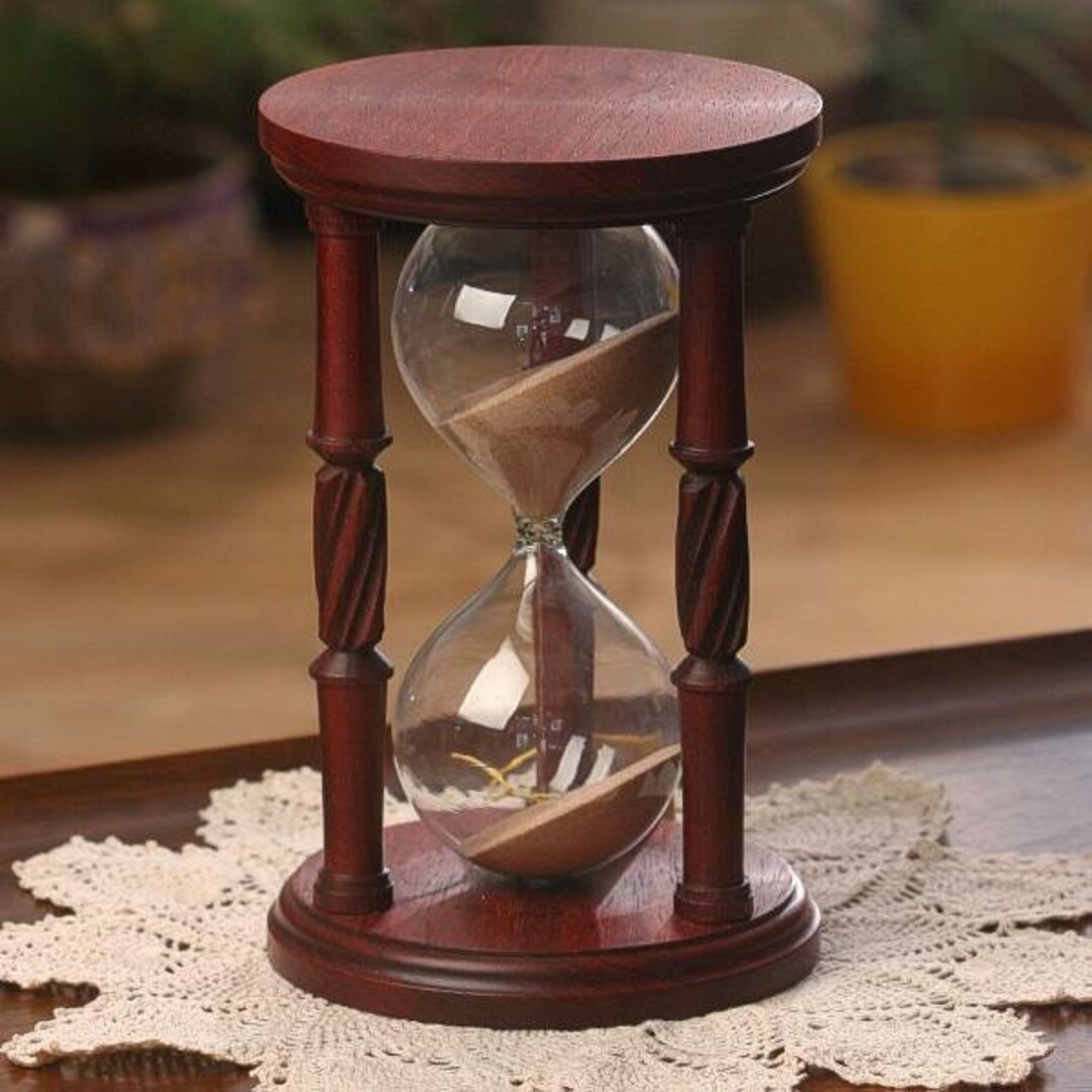 8x12 Padauk Hourglass Fillable Hourglass Sand Ceremony Unity Ceremony ...