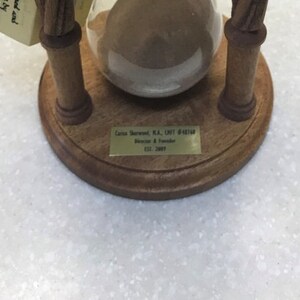 6x10 Chechen Hourglass Spiral Spindles Fillable Hourglass Sand Ceremony ...