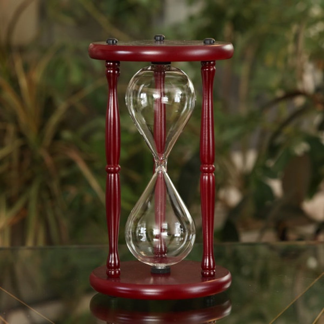 Large Cherry Fillable Hourglass Unity Ceremony Sand Ceremony - Etsy