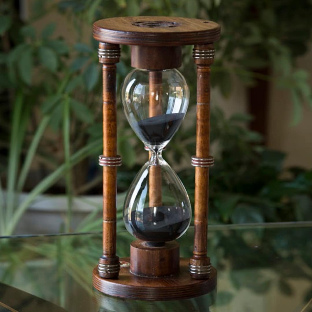 60 Minute Pirate Bobbin Hourglass Antique Hourglass Etsy UK