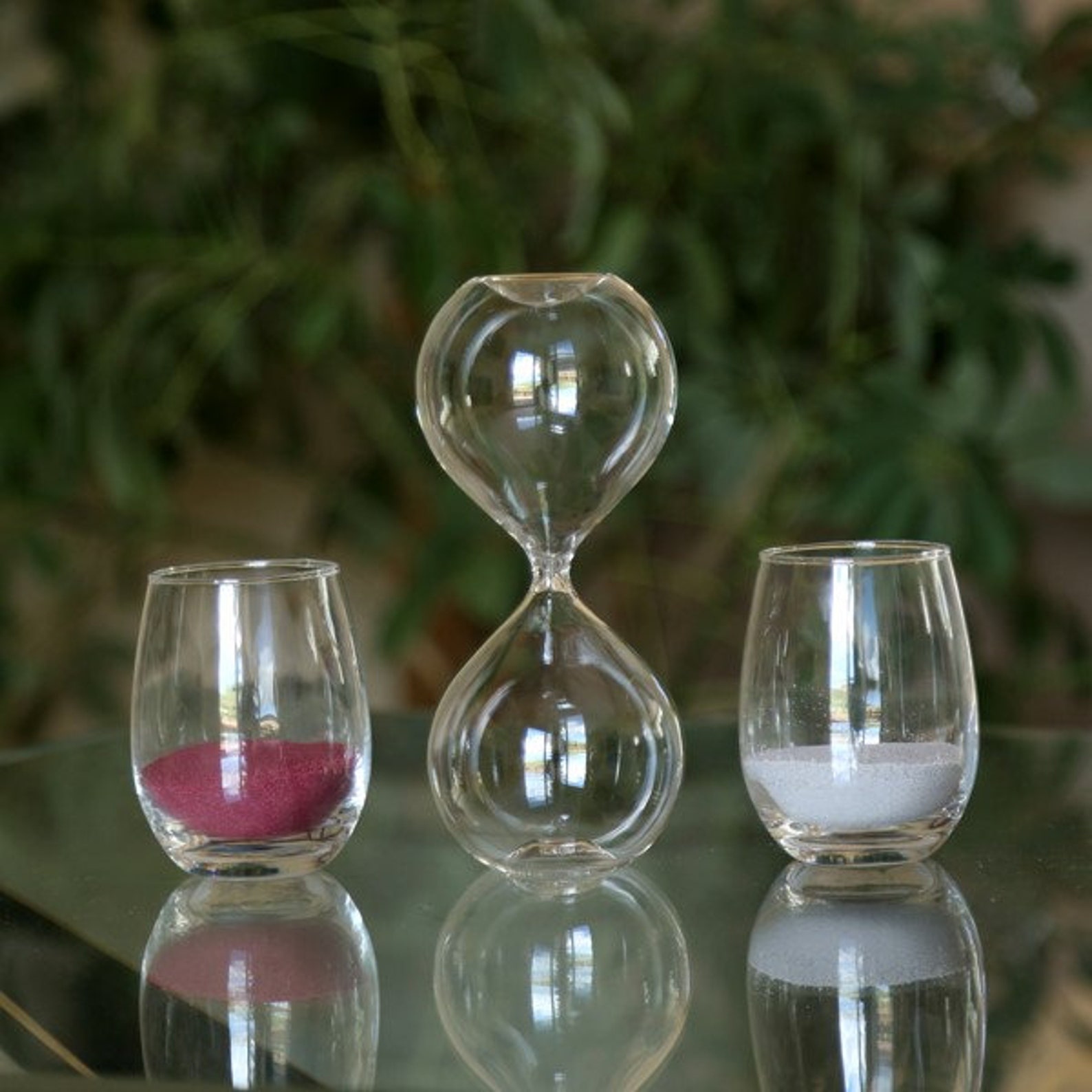 Freestanding Fillable Hourglass Sand Ceremony Unity | Etsy