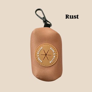 Neutral Neoprene Dog Poop Bag Holder: Boho Style With Carabiner - Etsy