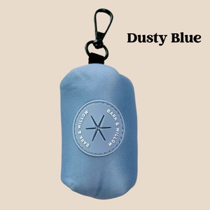 Neutral Neoprene Dog Poop Bag Holder: Boho Style With Carabiner - Etsy