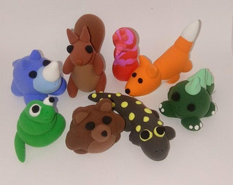 Clay animals | Etsy