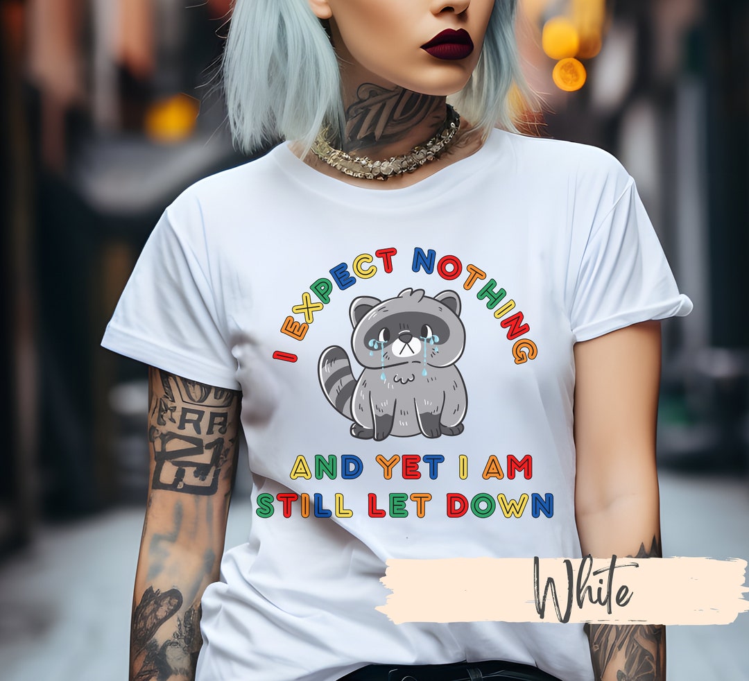 Funny Raccoon Graphic Tee, Clowncore Clothing, Kidcore Clothes ...