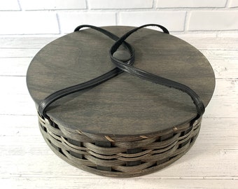 Amish Made Covered Pie Basket - Etsy