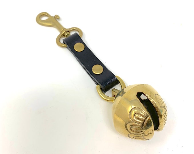 Hiker's Amish Made Black Leather Bear Bell - Etsy