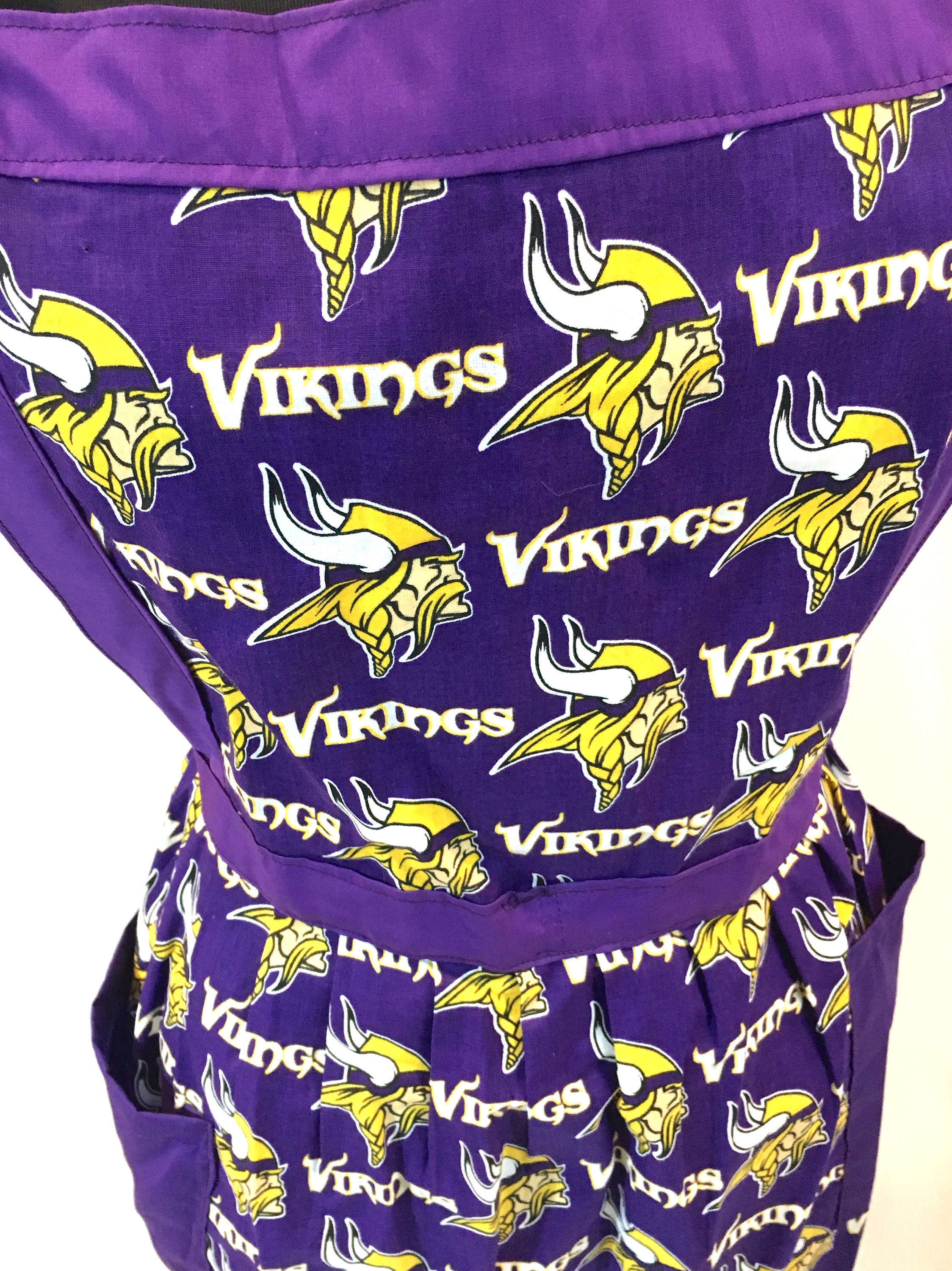Amish Made Minnesota Vikings Apron for Child | Etsy