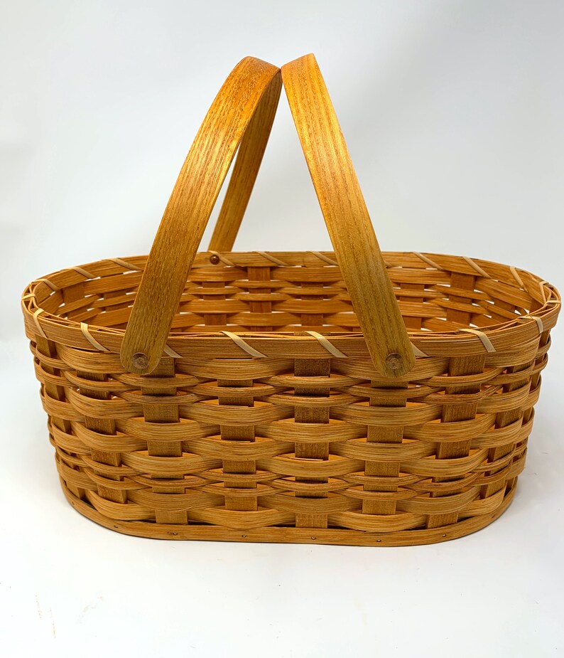 Amish Made Small Gathering Basket | Etsy