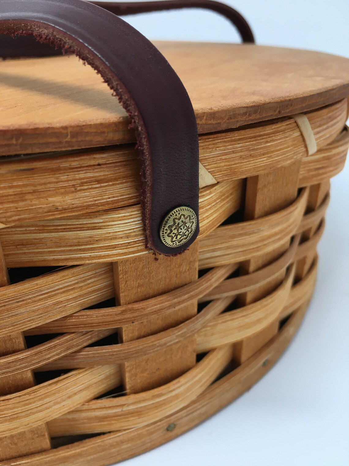 Amish Made Covered Pie Basket - Etsy