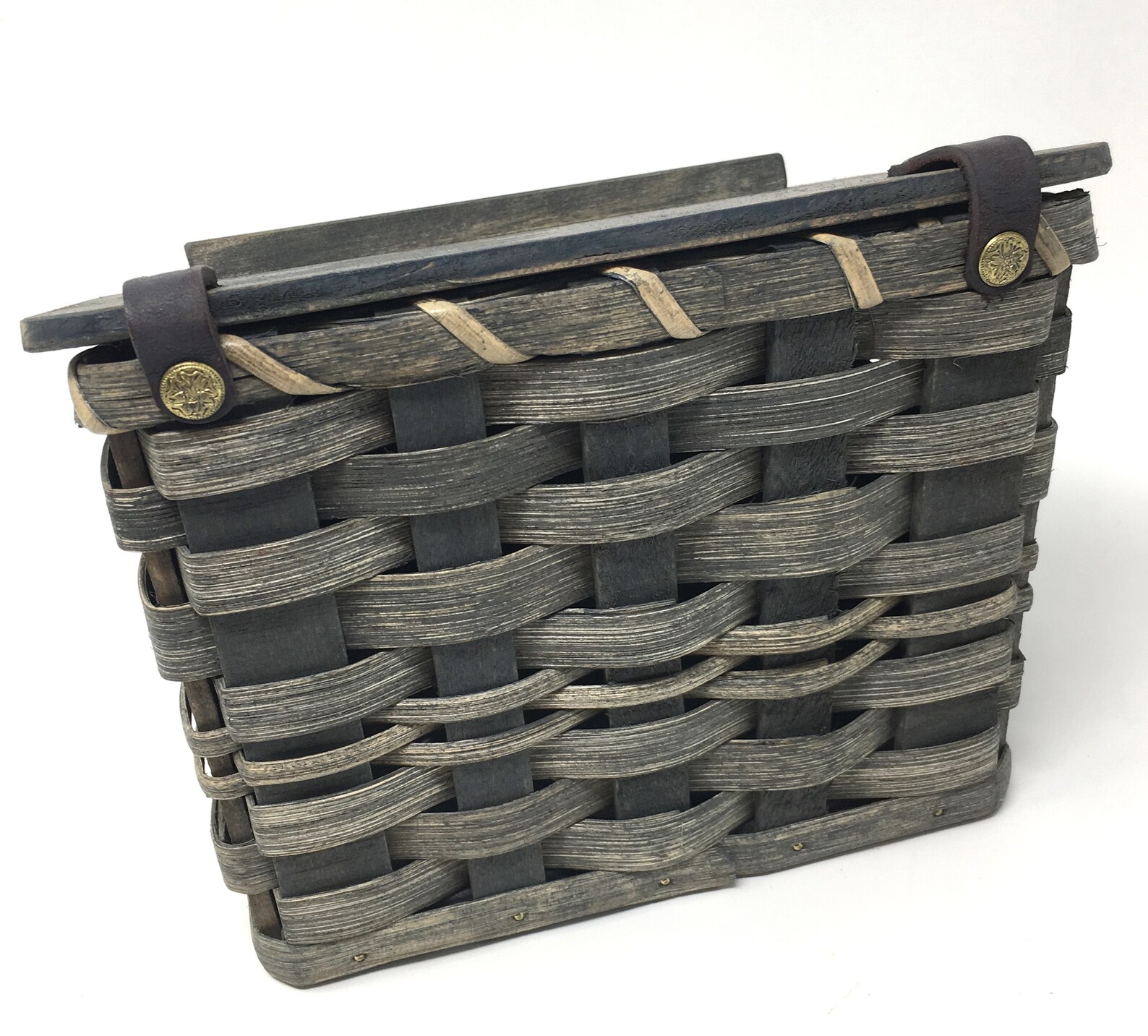 Amish Made Small Recipe Box in Beautiful Blue/gray Stain - Etsy