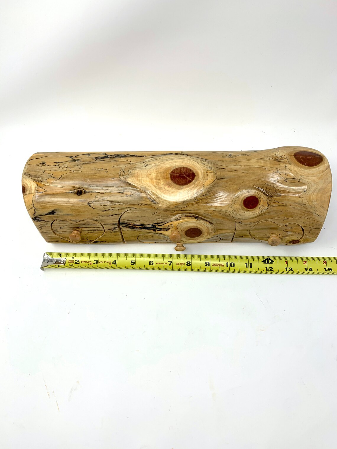 Amish Made Cedar Log Jewelry Box With Secret Drawer - Etsy