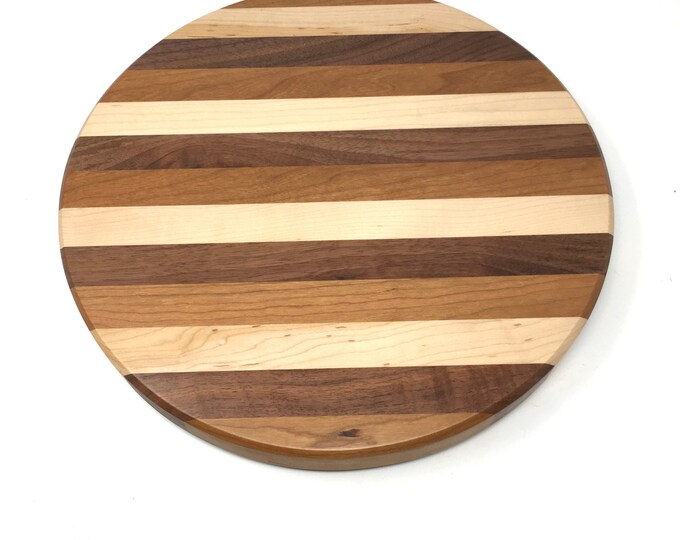 Amish Made Butcher Block Lazy Susan - Etsy