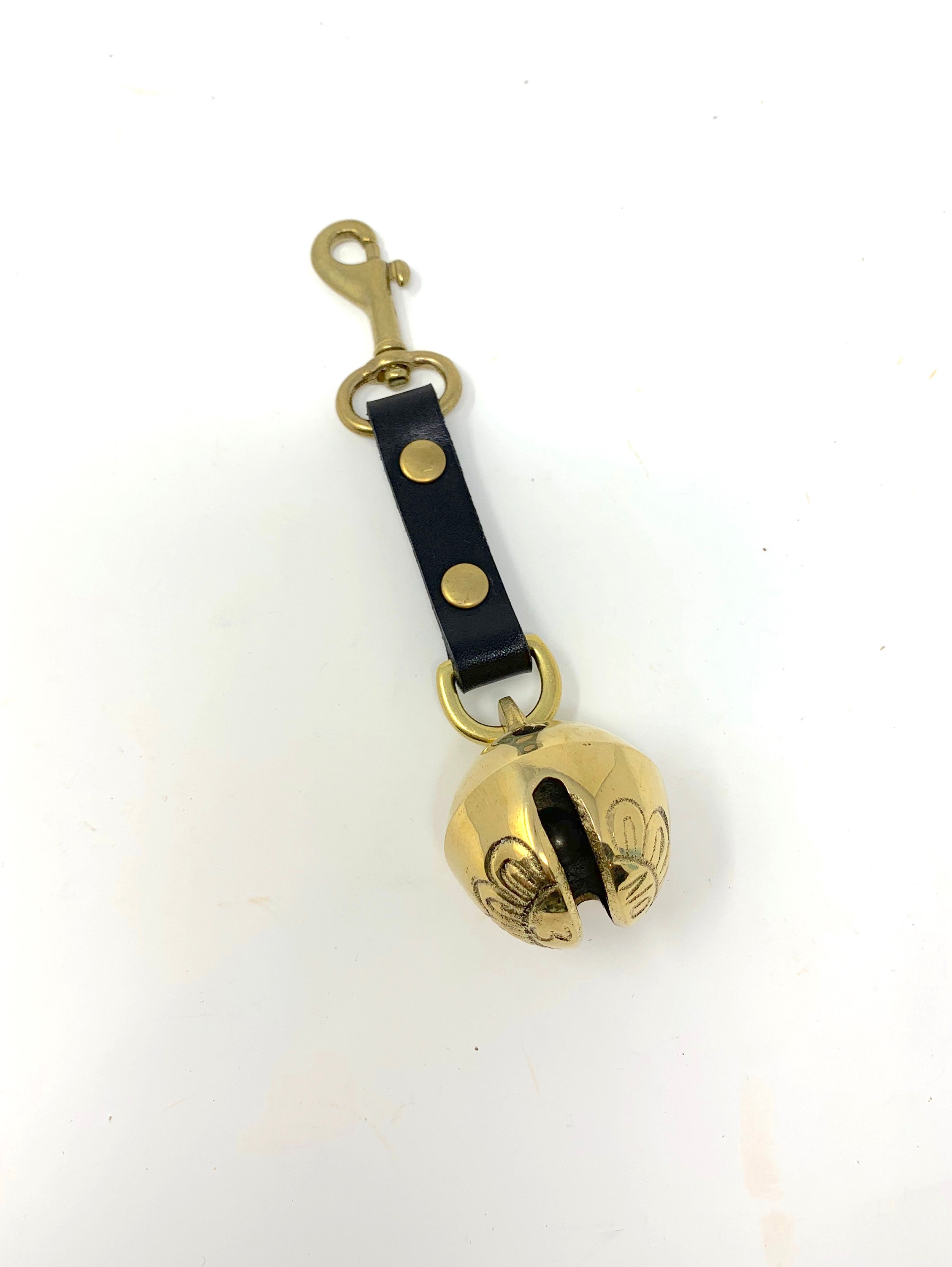 Hiker's Amish Made Black Leather Bear Bell - Etsy
