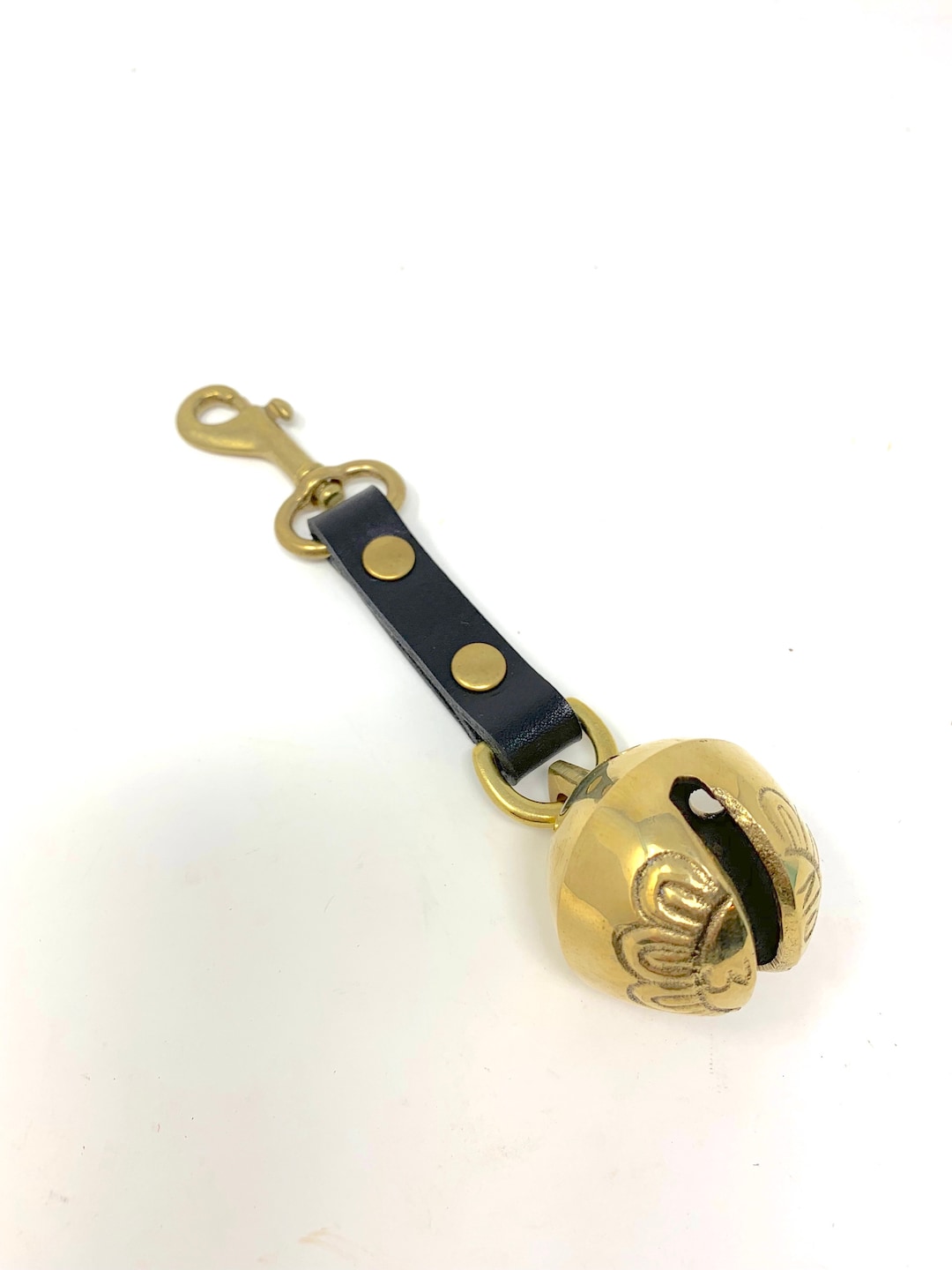 Hiker's Amish Made Black Leather Bear Bell - Etsy